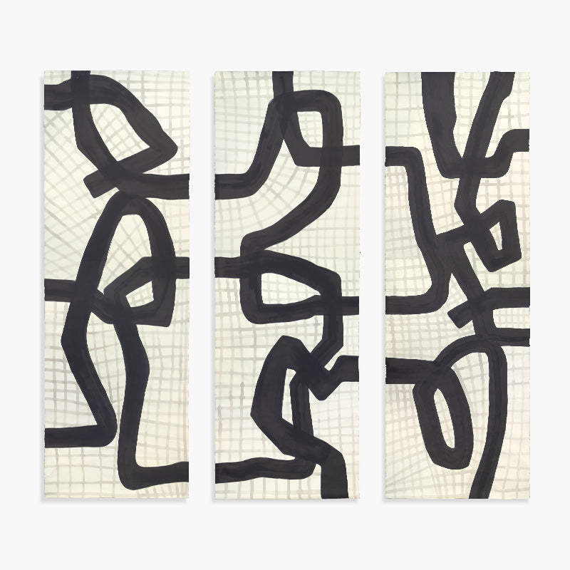 TANGLED in Gris, 9' Panels | Ready to Ship – The Porter Teleo Shop